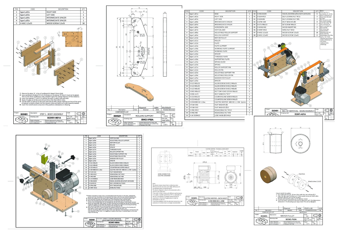 2x72'' Belt Grinder Plans | PDF and DXF Files Included - DIY With Home ...