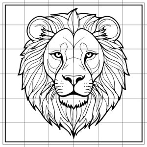 Lion Collaborative Coloring Poster. Printable Bulletin Board Craft for ...