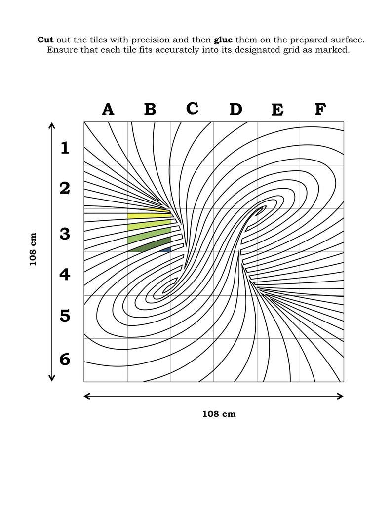 Op Art Vortex Collaborative Coloring Poster/bulletin Board/printable ...