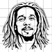 Collaborative Art Project. Bob Marley Printable Templates. Bulletin ...