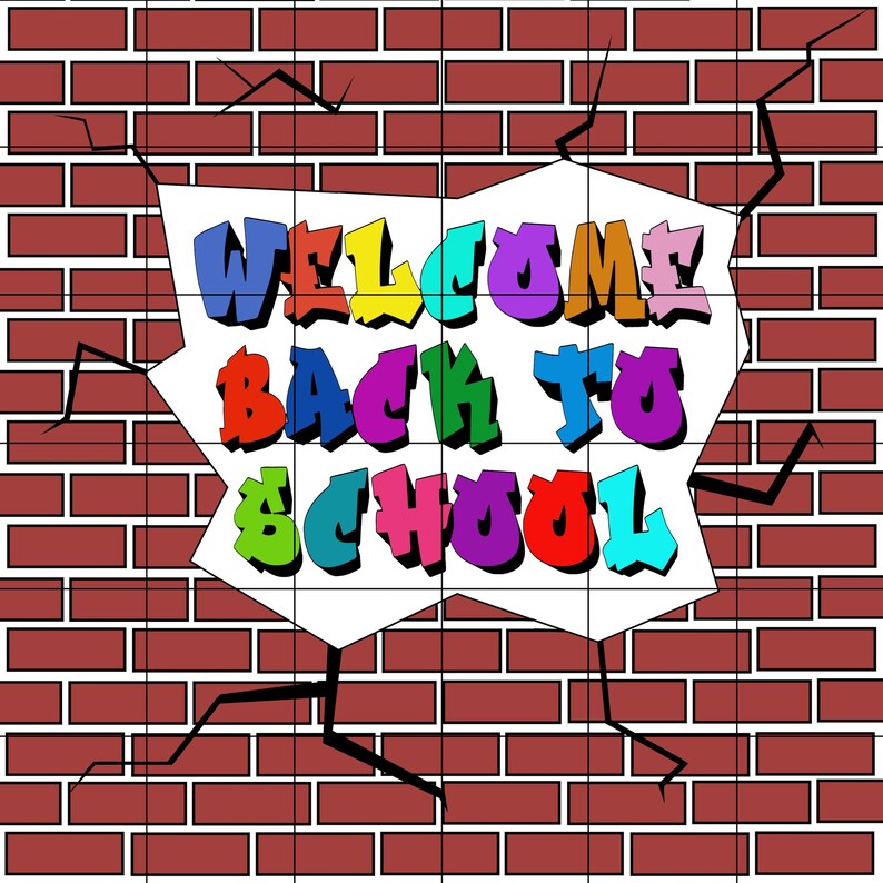 Back to School Collaborative Graffiti-style Poster. Bulletin Board ...