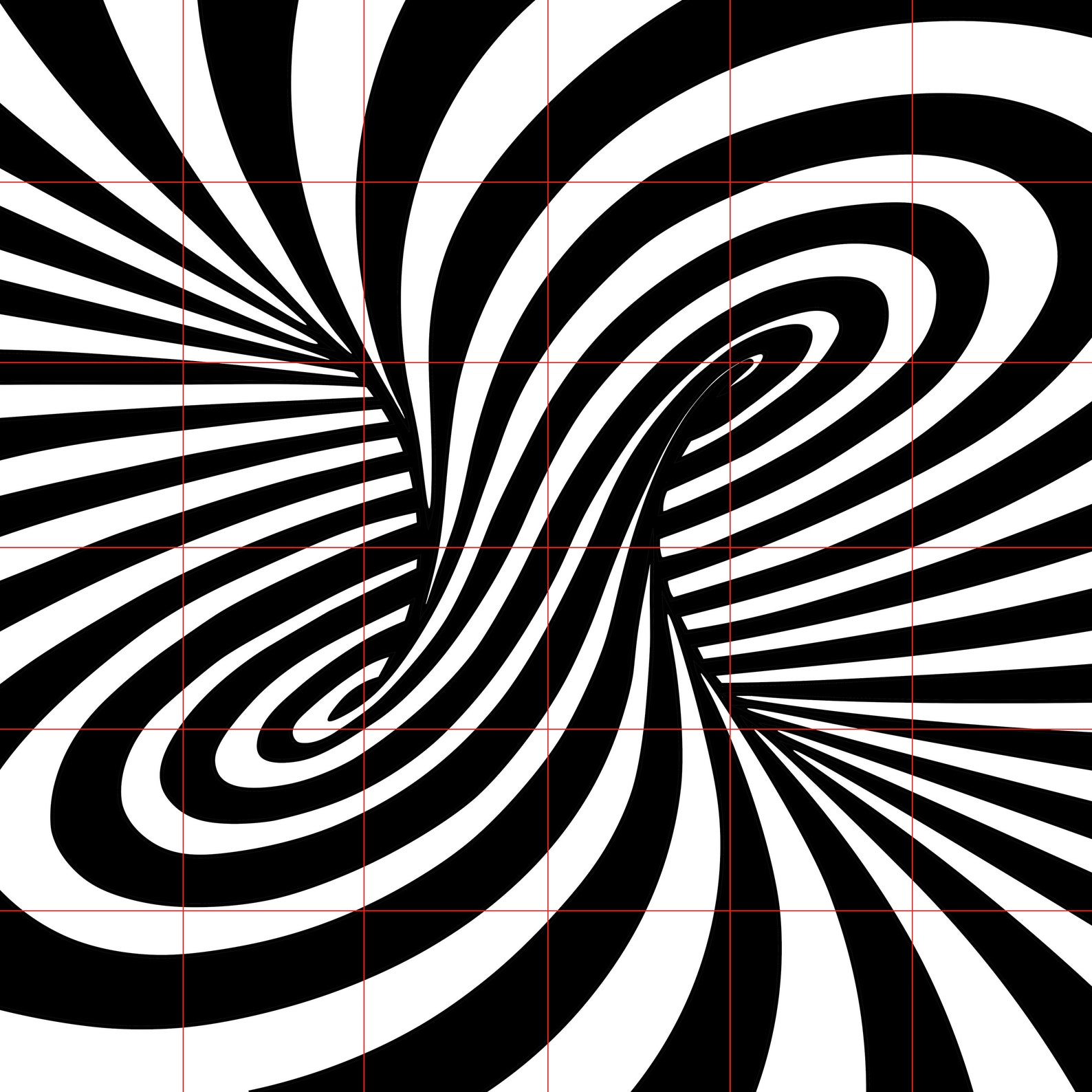 Op Art Vortex Collaborative Coloring Poster/bulletin Board/printable ...