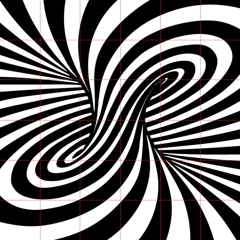 Op Art Vortex Collaborative Coloring Poster/bulletin Board/printable ...