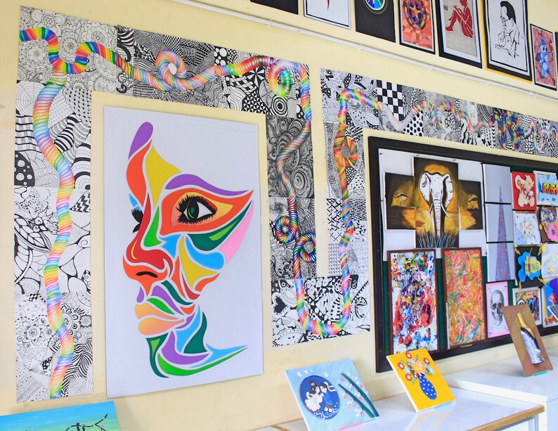 Collaborative Unity Poster Art Project. Unity Rope Lesson - Etsy