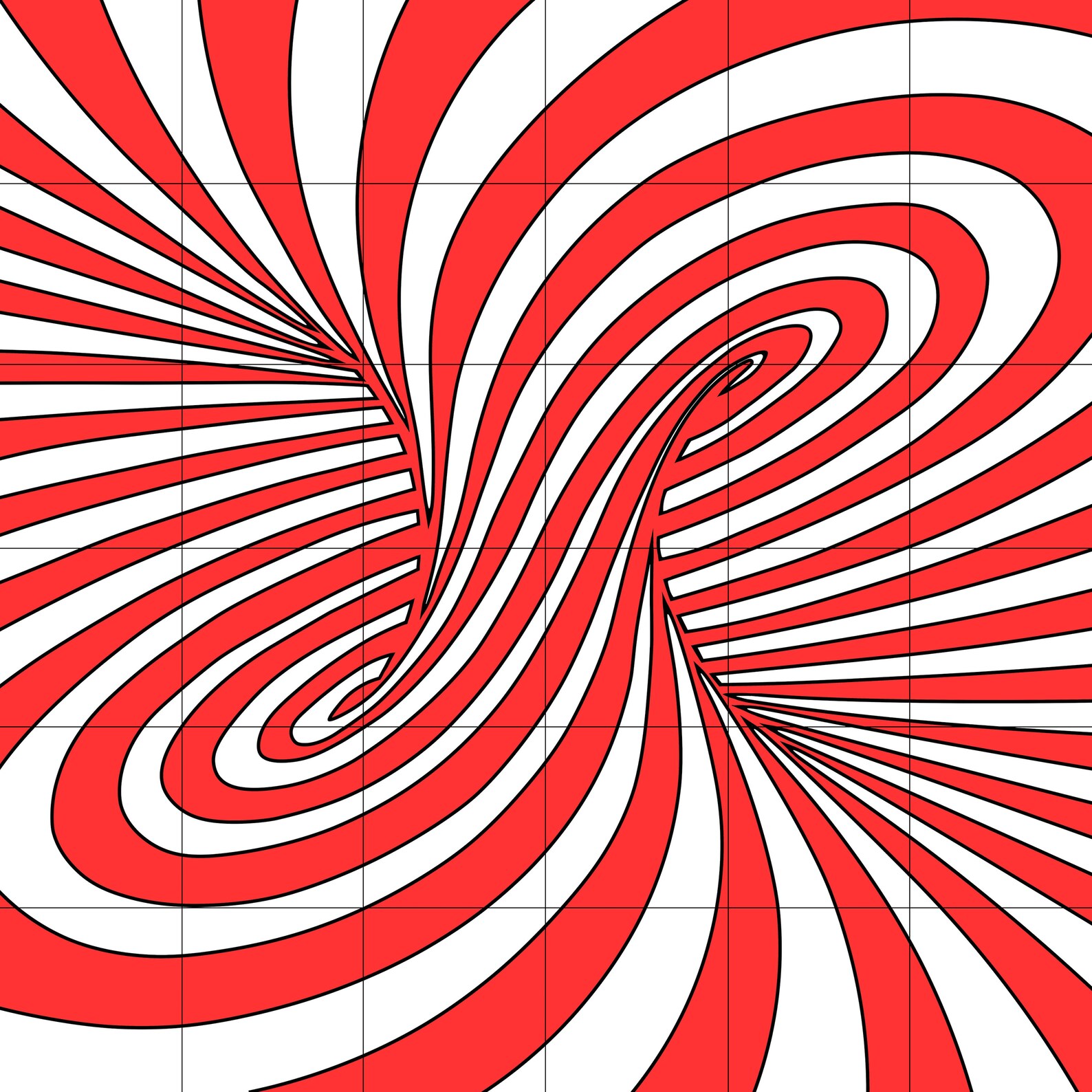 Op Art Vortex Collaborative Coloring Poster/bulletin Board/printable ...