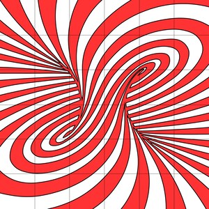 Op Art Vortex Collaborative Coloring Poster/bulletin Board/printable ...