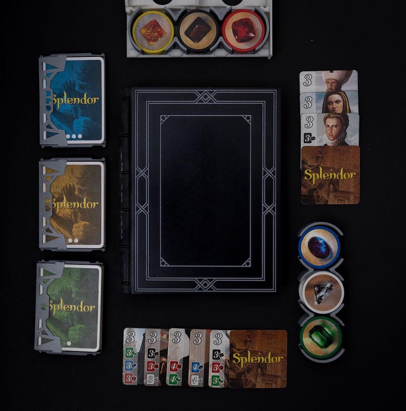Splendor Game Book Box - Etsy
