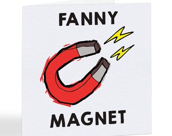 Magnet Pun Card - Etsy