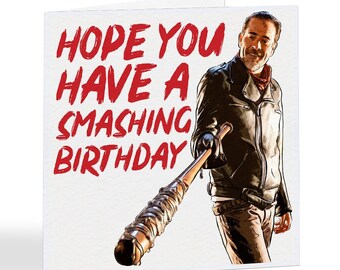 Walking Dead Birthday Card - Etsy UK