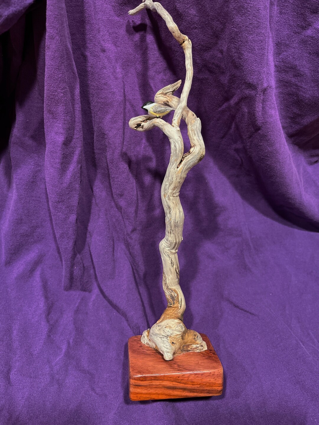 Miniature Chickadee Carving, Sitting in a Tree - Etsy