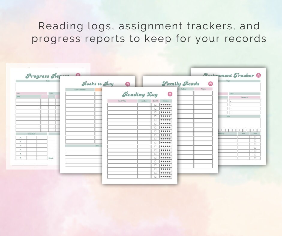 Printable Homeschool Planner Homeschool Digital Planner Goodnotes ...
