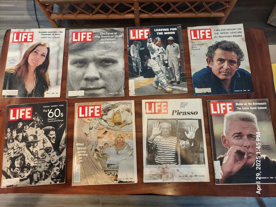 Life Magazine, 1969 Most Sought After Issues, Mae West, Judy Collins ...