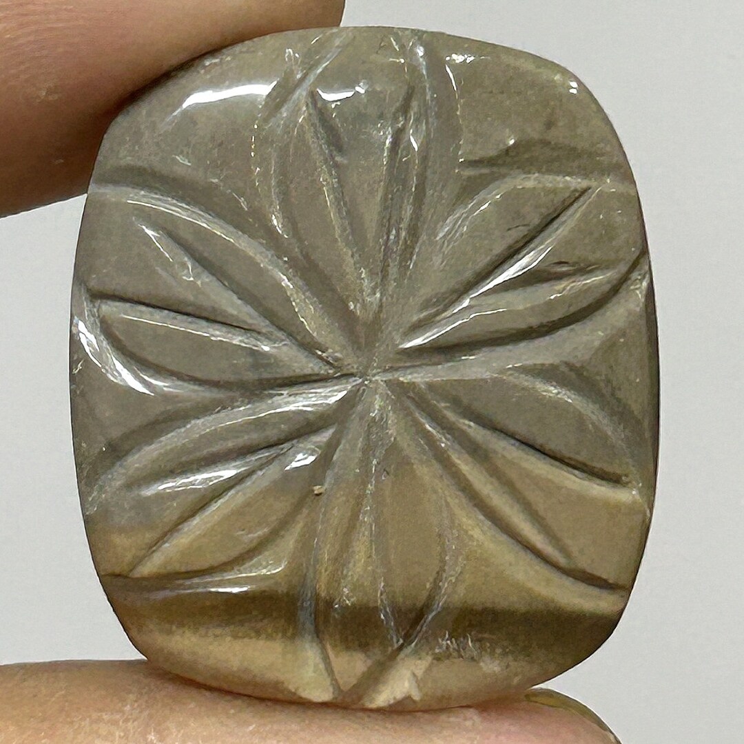Carved Polychrome Jasper - Cushion Shape Carved Polychrome Jasper for ...