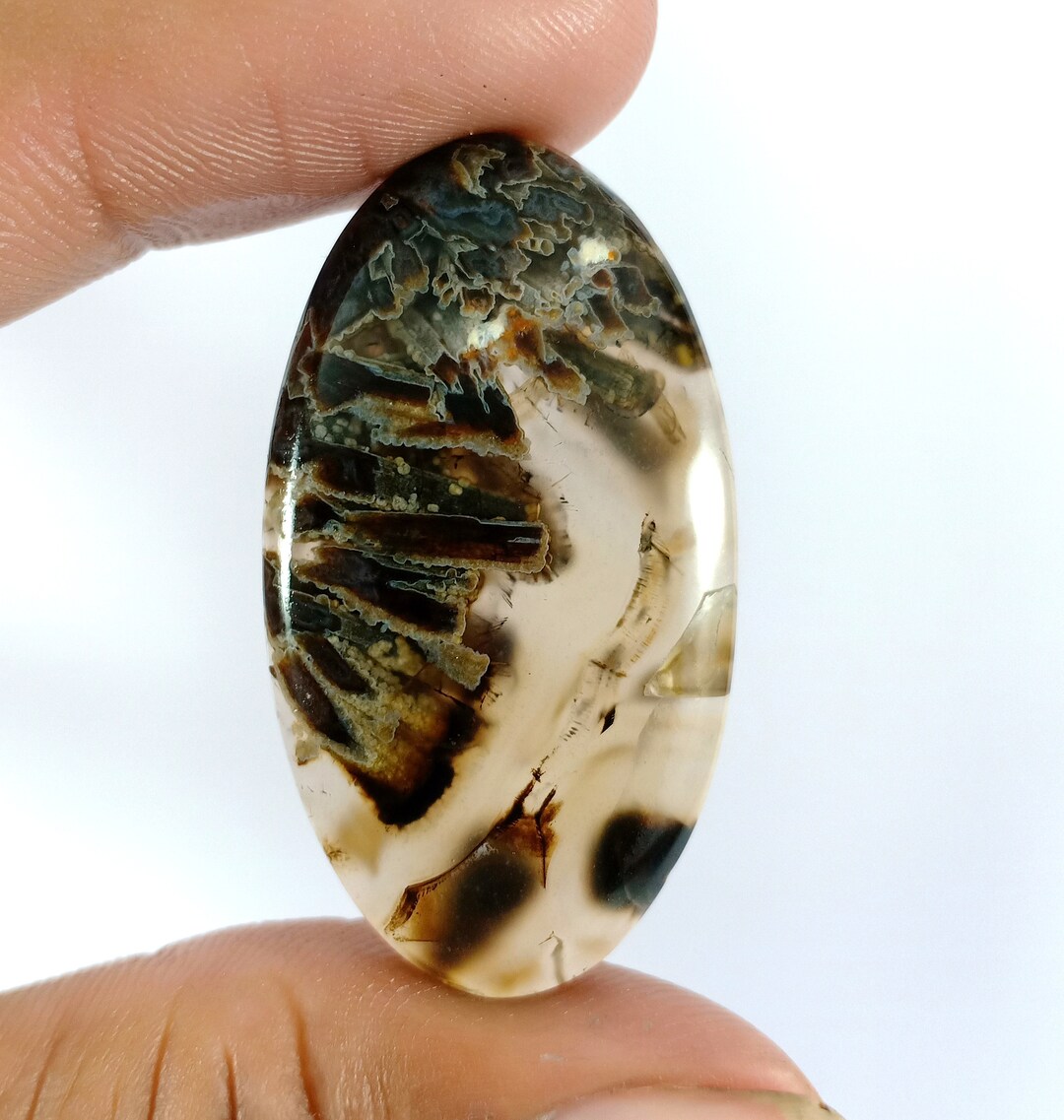 Natural Stick Agate Gemstone/stick Agate Cabs/cabochon Loose Gemstone ...