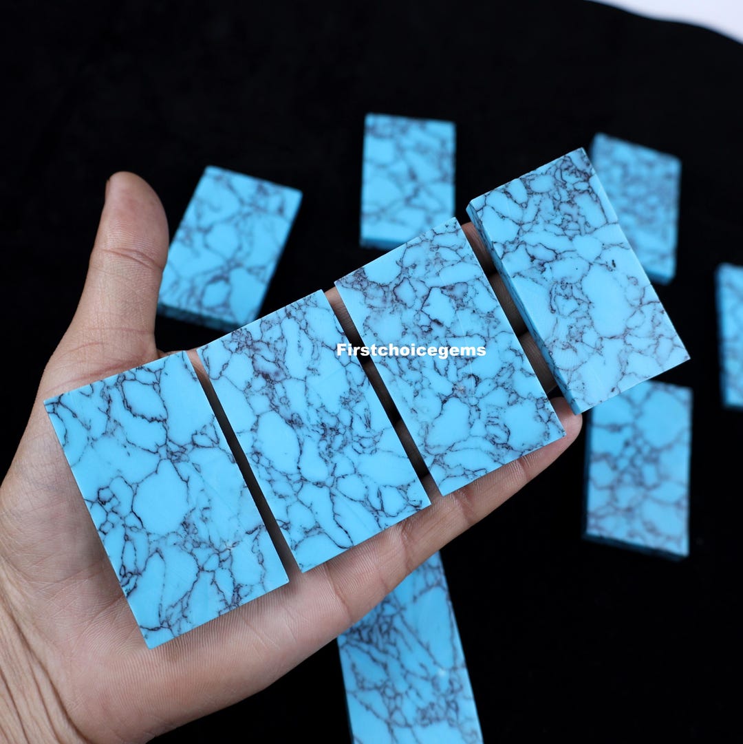 Blue Mohave Turquoise Slab: Gemstone for Jewelry Making - Etsy