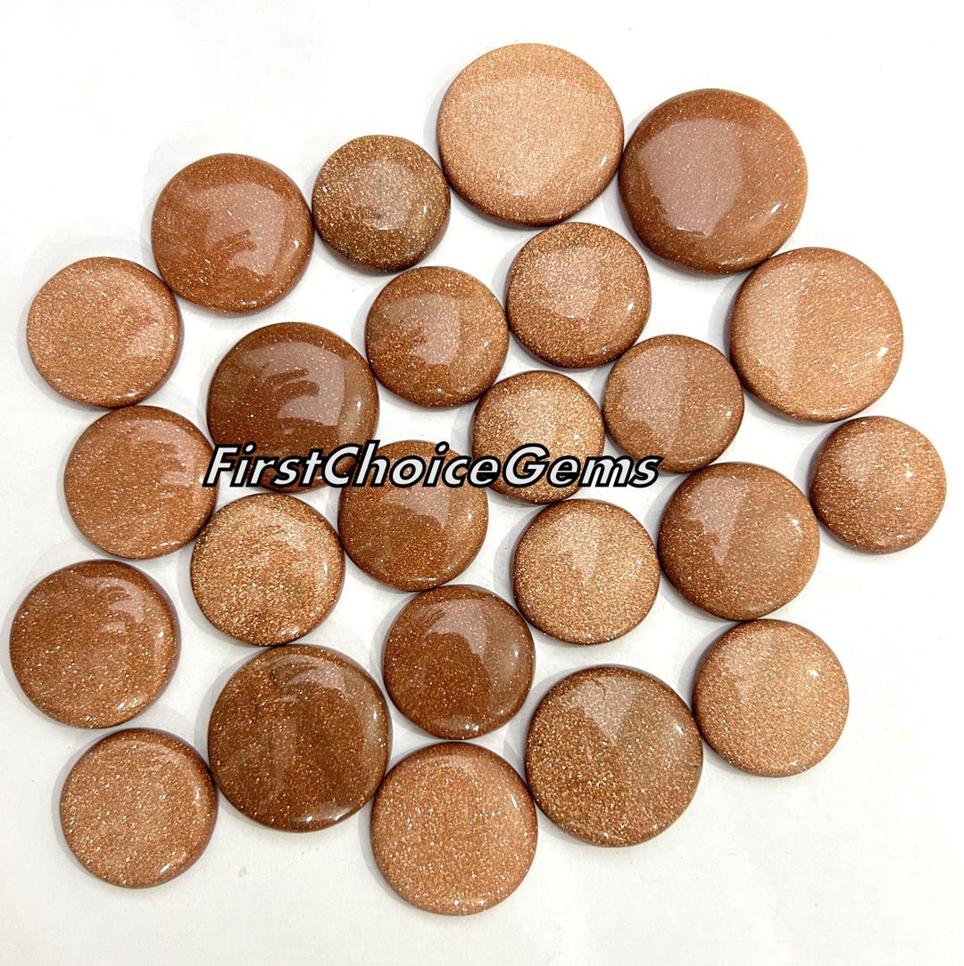 Sandstone Gemstone - Beautiful Sandstone Cabochon Round Shape Lot ...