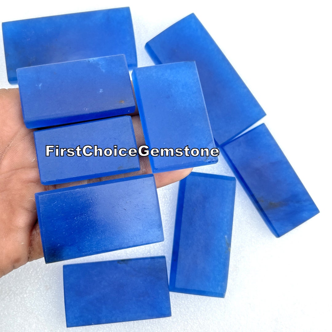 Blue Jade Slab Lot - Wholesale Blue Jade Slab Lot for Making Jewellry ...
