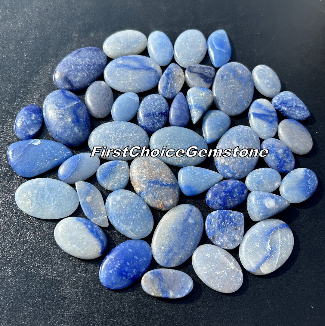 Blue Quartz Cabochon Mix Lot: 20-30mm Gemstone Jewelry Making - Etsy