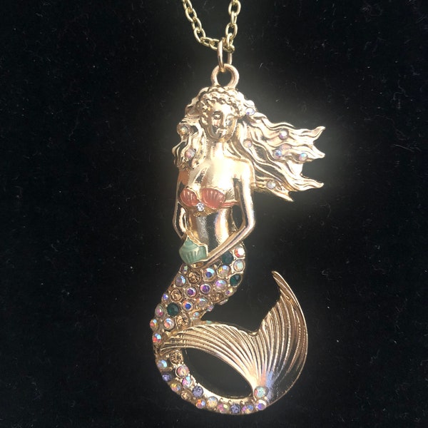 Mermaid Pendant - Etsy