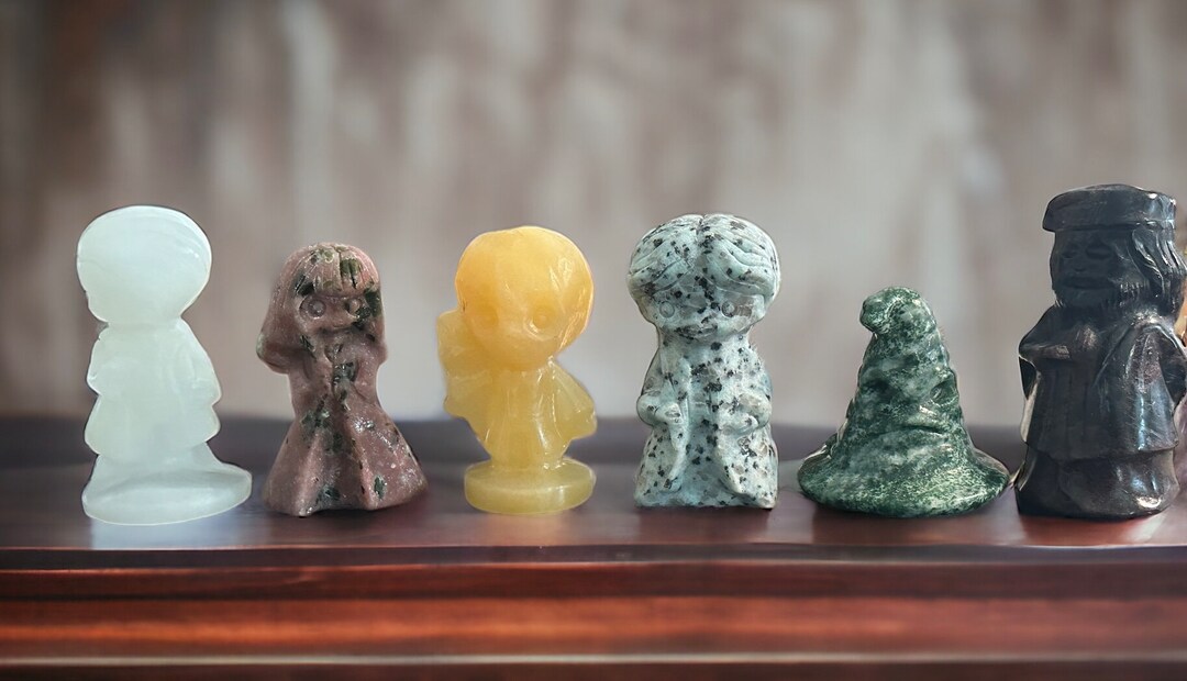 HP Crystal Carvings - Set of 6 - Etsy