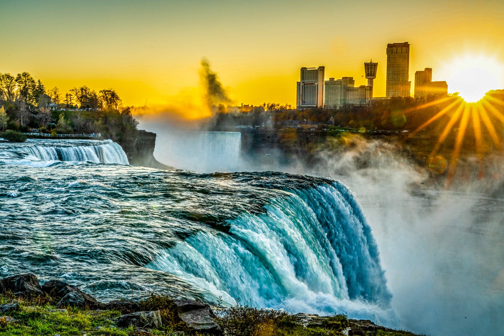 Niagara Falls Sunset