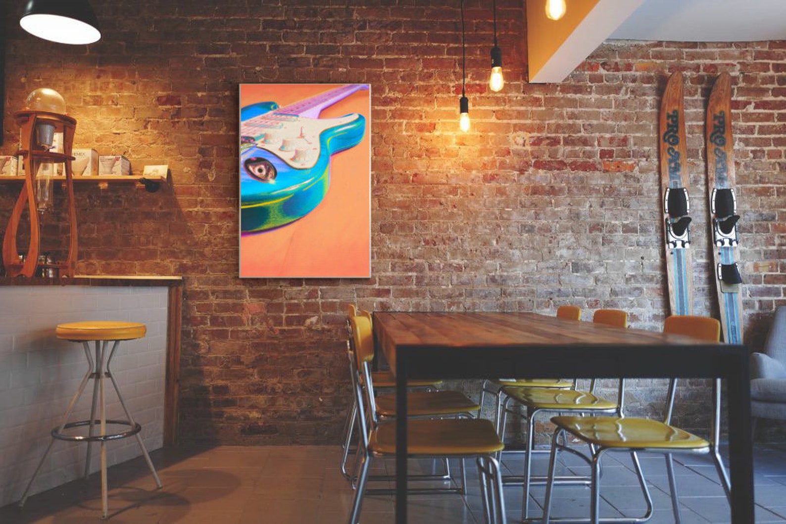 Super Strat Guitar (2D Canvas Art Print Wall Decor) - Etsy