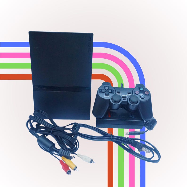 Sony Playstation 2 Slim PS2 System English Menu Upgrade 7000 Series ...