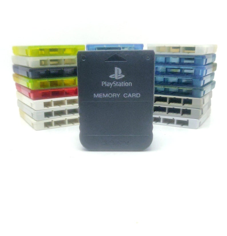 Sony Playstation 1 PS1 Memory Cards SCPH-1020 Pick Your Color Psx PS ...