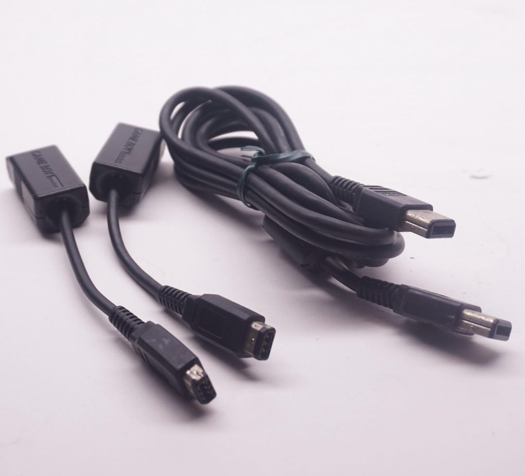 Nintendo Gameboy Link Cable for Original With Color & Pocket Adapter ...