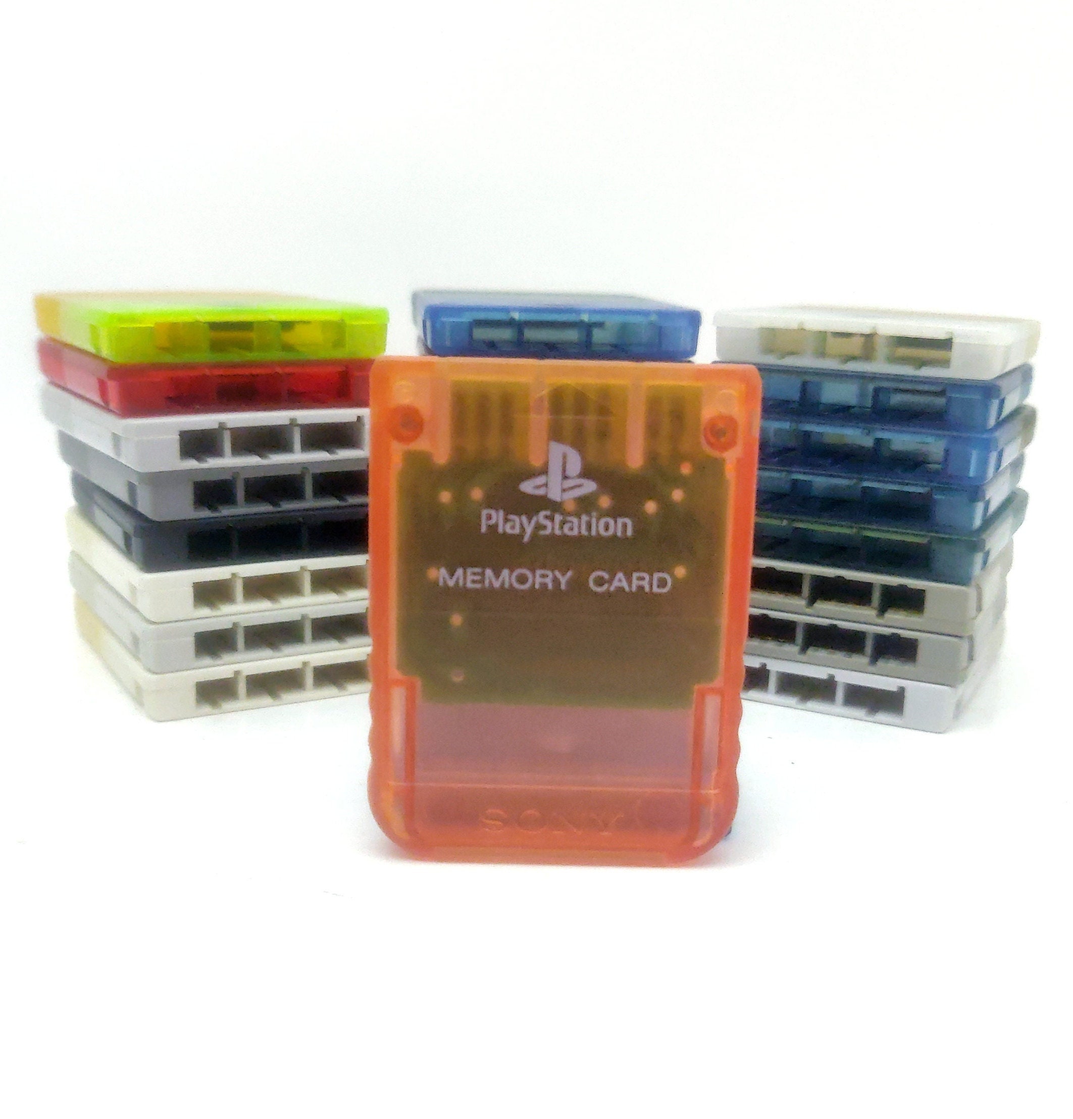 Sony Playstation 1 PS1 Memory Cards SCPH-1020 Pick Your Color Psx PS ...