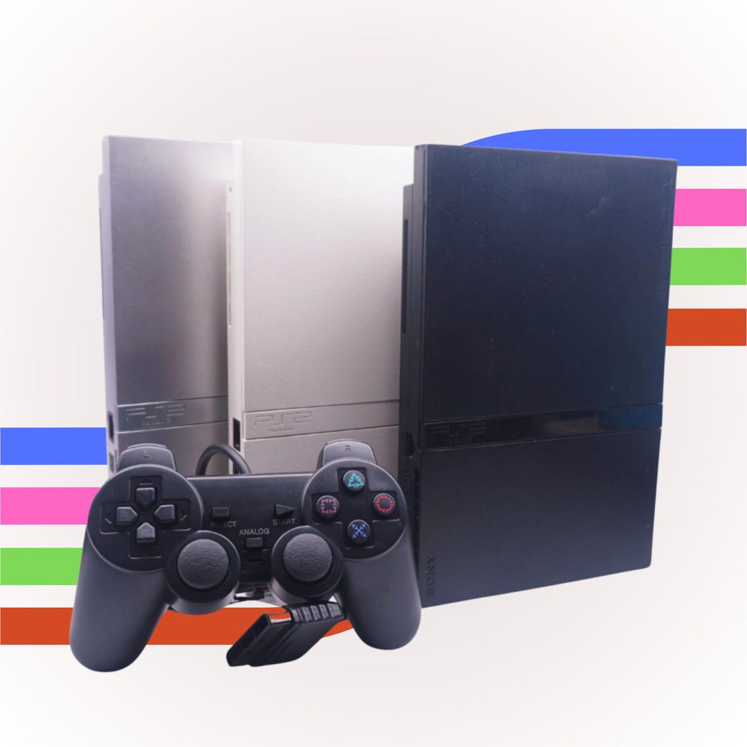Sony Playstation 2 Slim PS2 System English Menu Upgrade 7000 Series ...