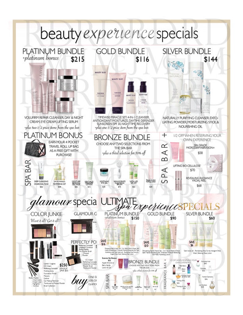 Party Closing Sheets, Mary Kay Set Sheets, Beauty Experience - Etsy