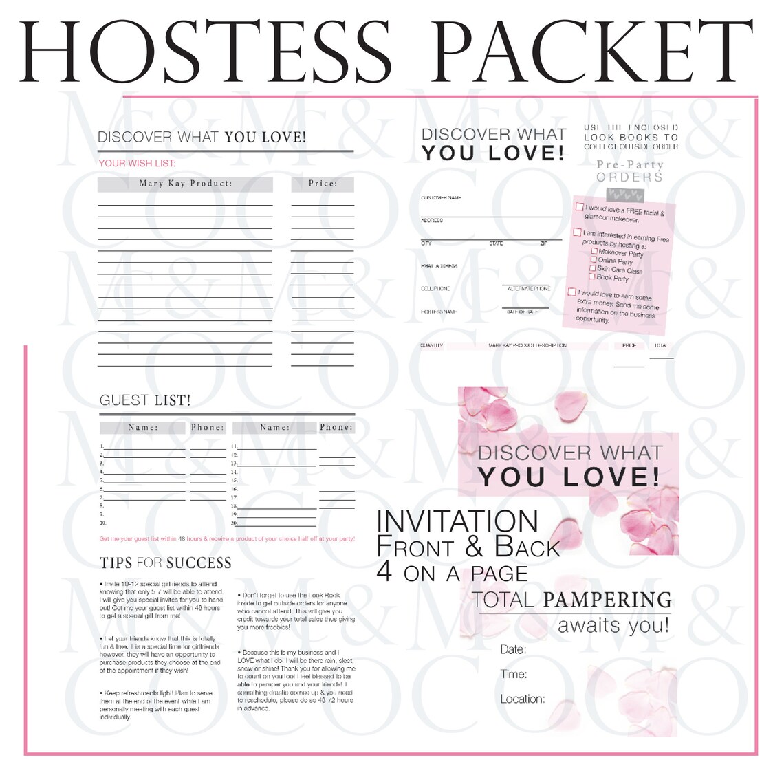 Hostess Packet - Etsy