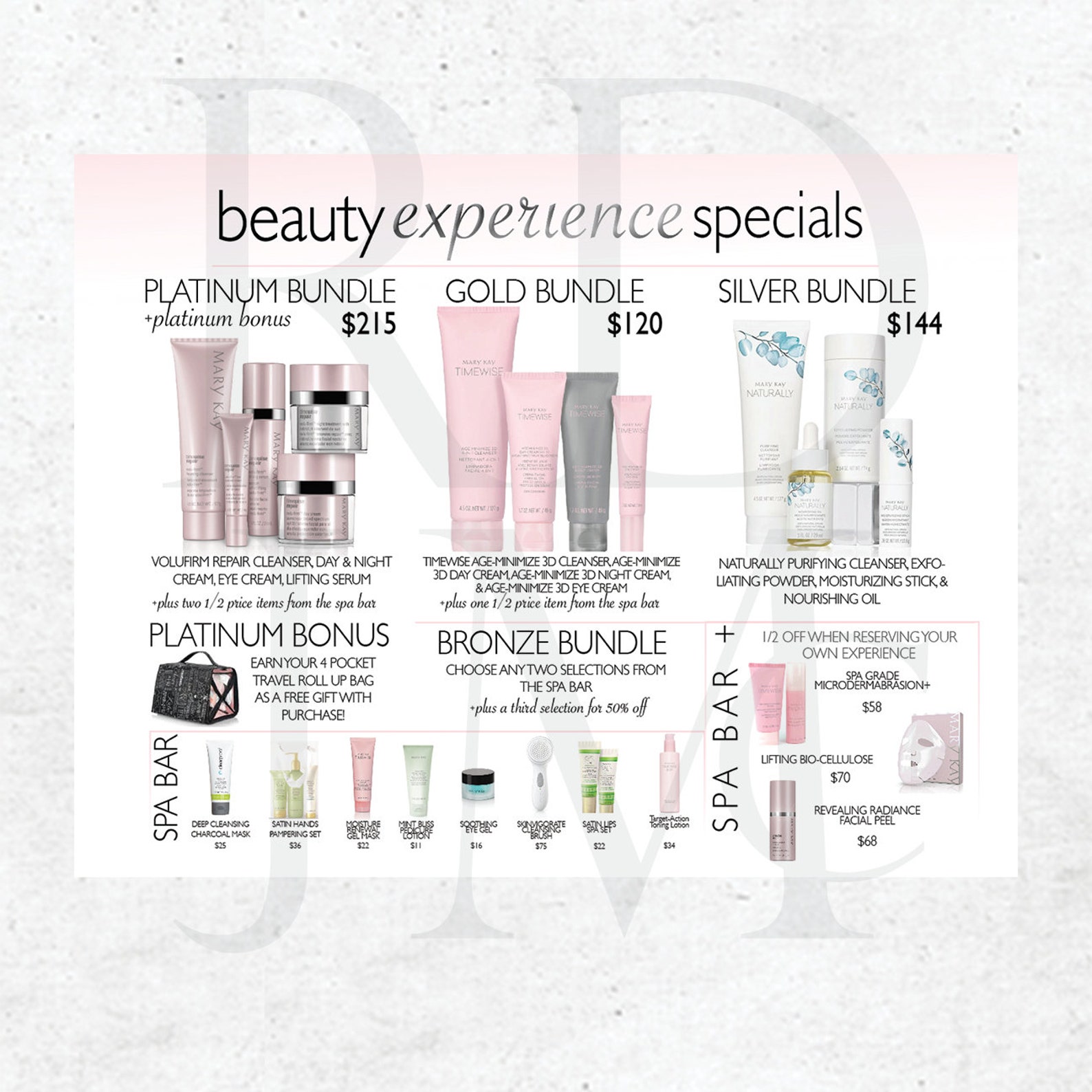 Party Closing Sheets Mary Kay Set Sheets Beauty Experience - Etsy