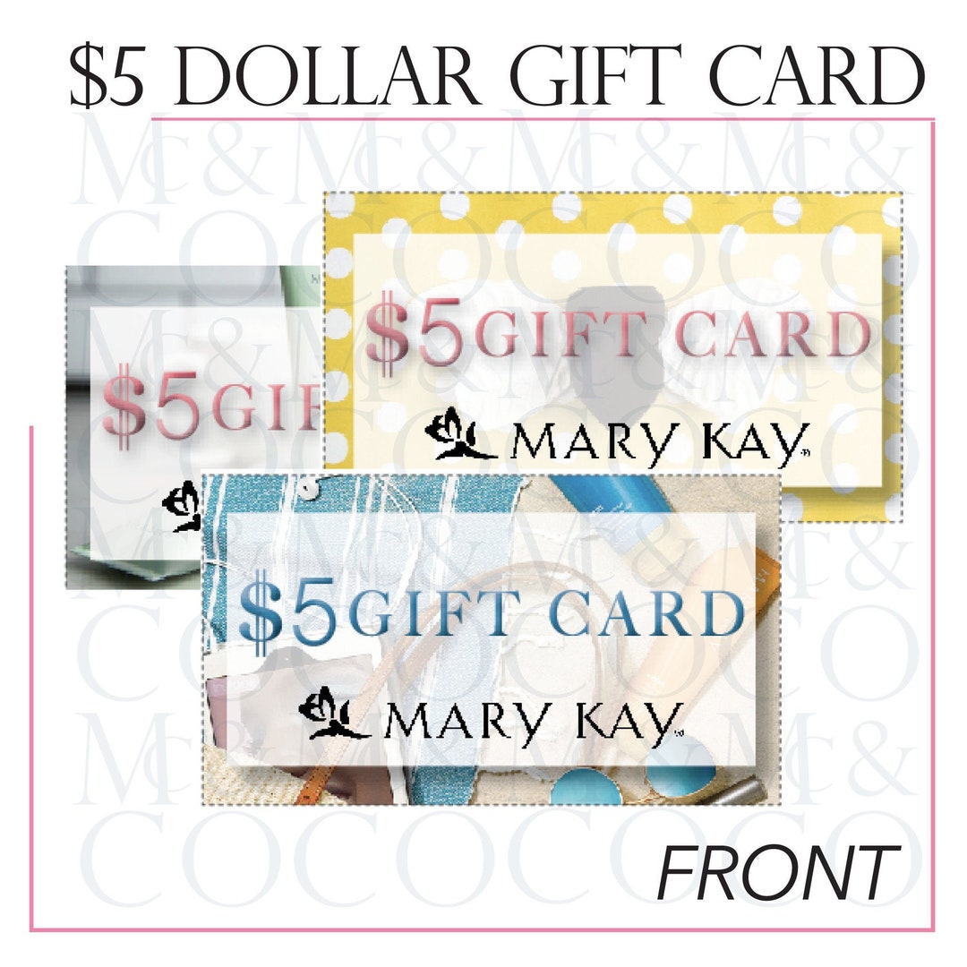Five Dollar Gift Card for Customers - Etsy