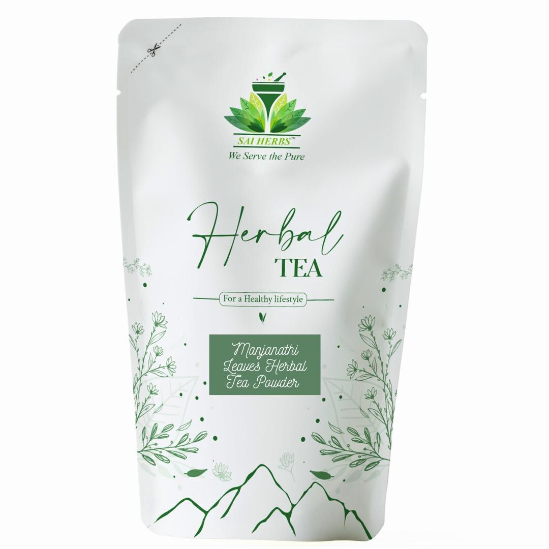 SAI HERBS Manjanathi Leaves Herbal Tea Powder - Nuna Leaves Herbal Tea ...