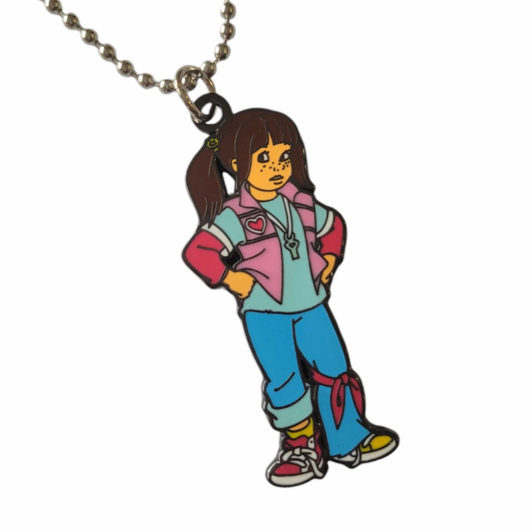 Punky Brewster Punky Power Cartoon 80s Charm Necklace Pendant With Ball ...
