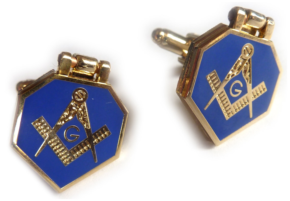Hinge Flip Working Tools Freemason Masonic Cufflinks Cuff - Etsy