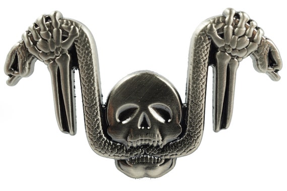 Snake Life Behind Bars Handlebars Skull Biker Jacket … - Gem