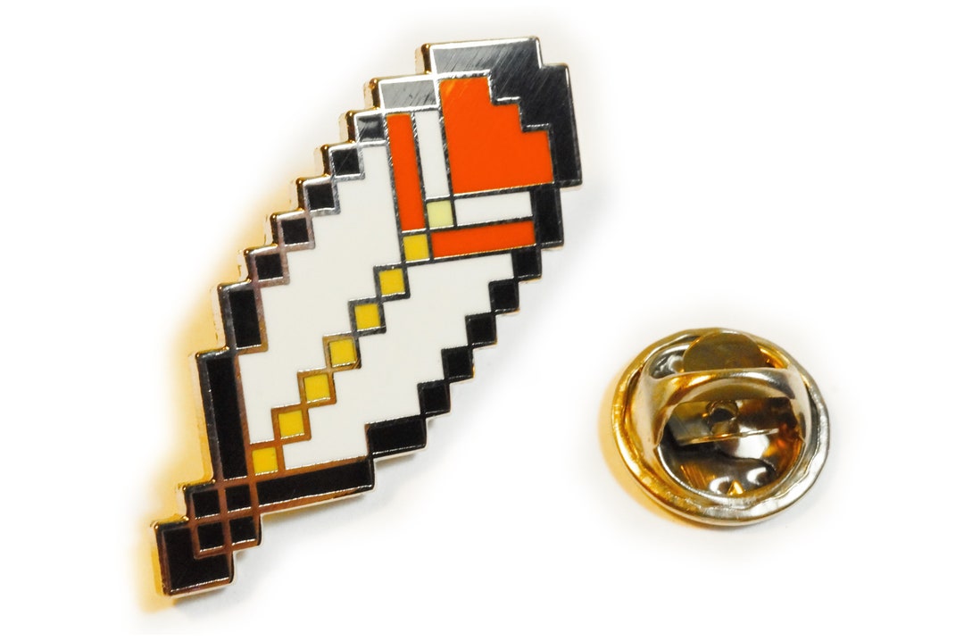 Super Mario World Feather Cape Power up Hat Jacket Tie Tack Lapel Pin ...