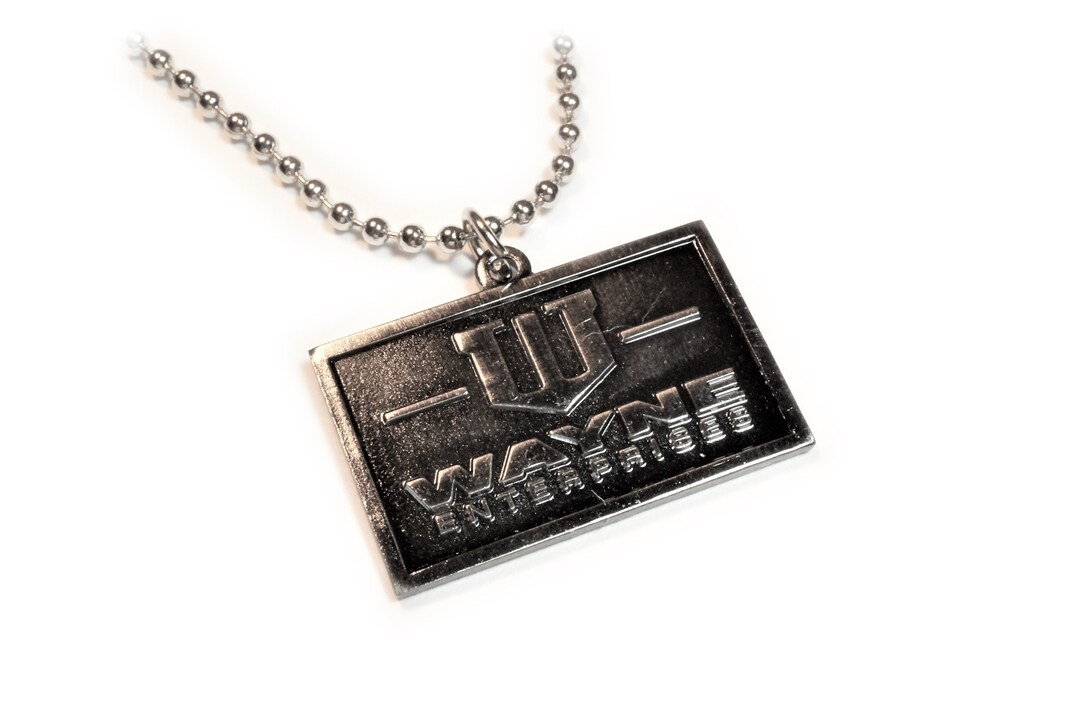 Wayne Enterprises Batman Bruce Comic DC Charm Pendant Necklace - Etsy