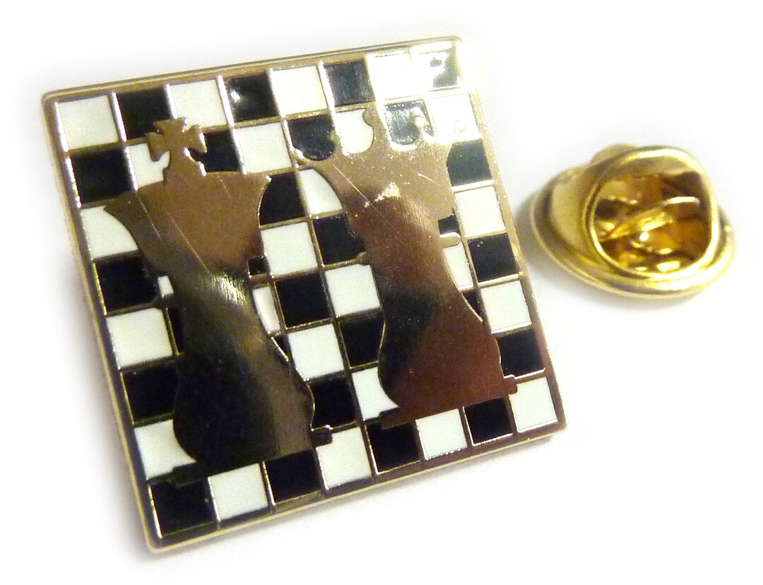 Chess Ajedrez Queen King Board Hat Jacket Tie Tack Lapel Pin - Etsy