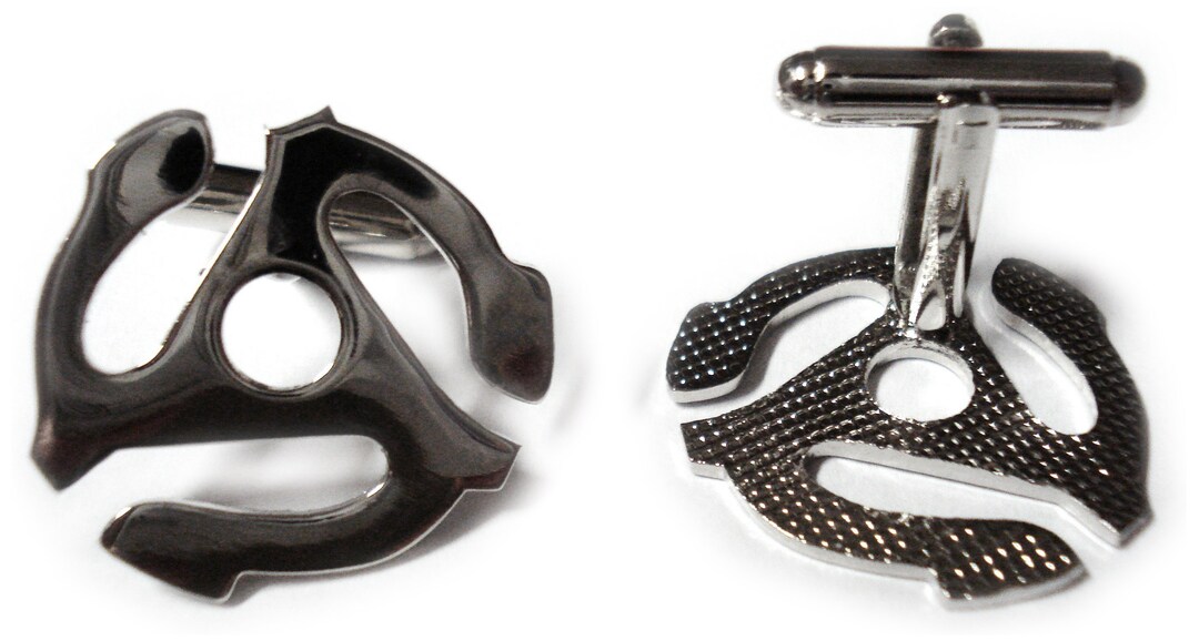 45 RPM Vinyl Record DJ Symbol Cufflinks Cuff Links Set - Etsy