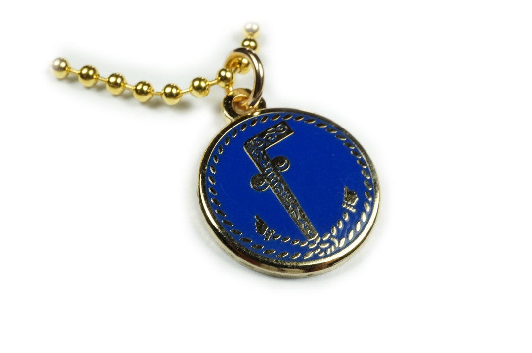 Tubal Cane Two Ball Cain Freemason Masonic Charm Pendant Necklace With ...