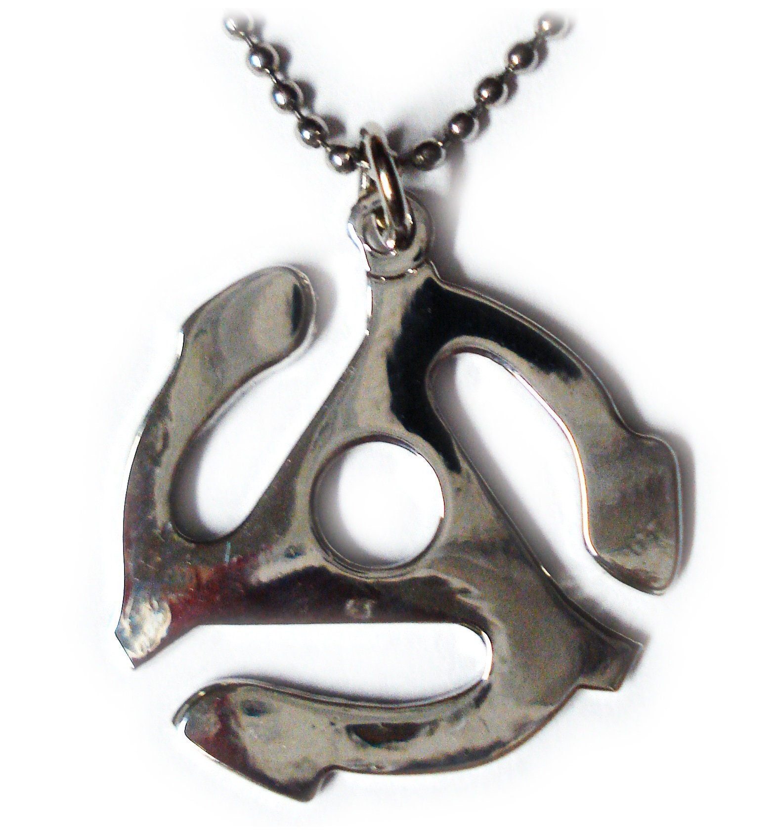 45 RPM Vinyl Record DJ Symbol Charm Pendant Necklace With | Etsy