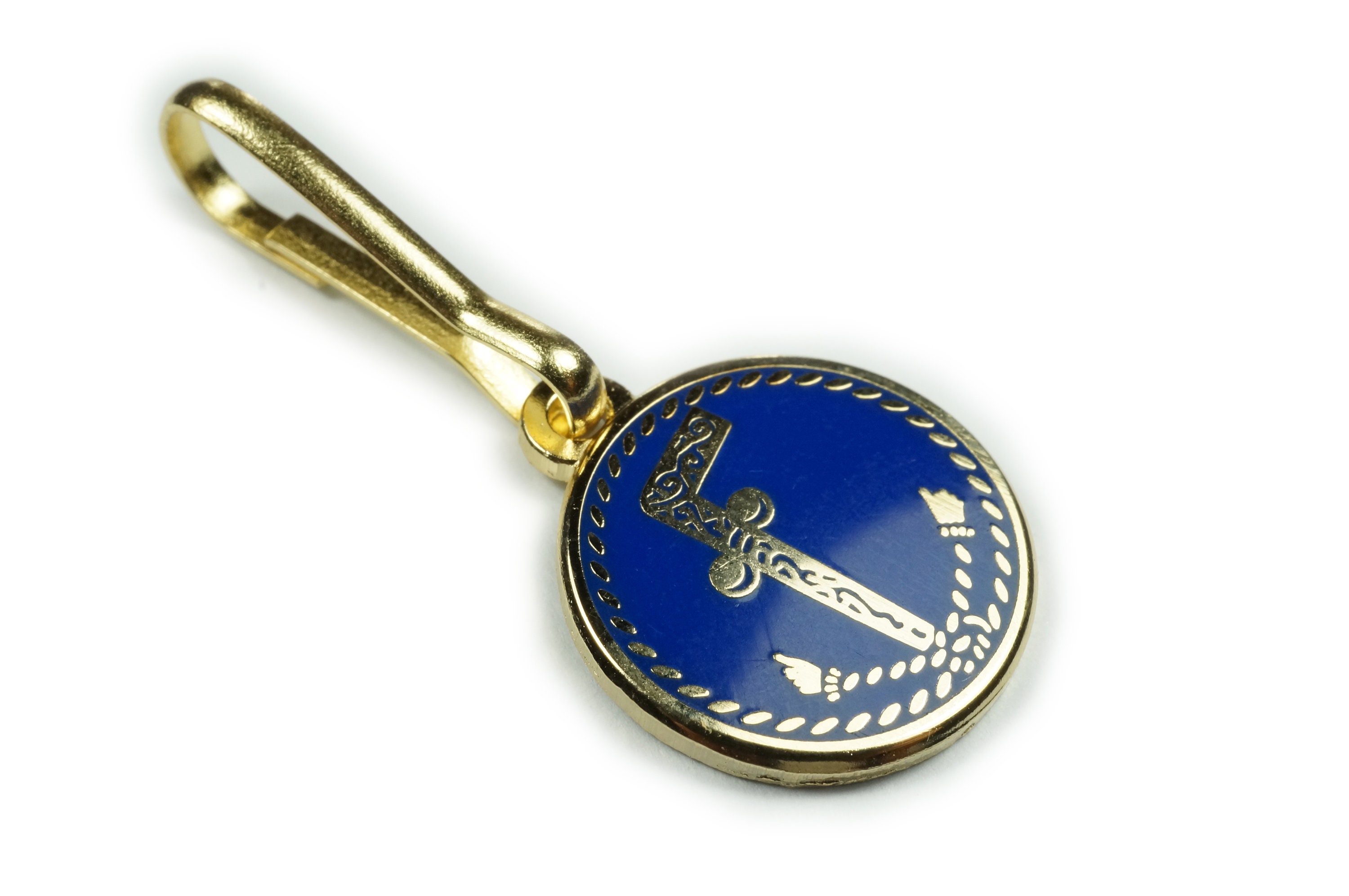 Tubal Cane Two Ball Cain Freemason Masonic Charm Zipper Pull Clip - Etsy