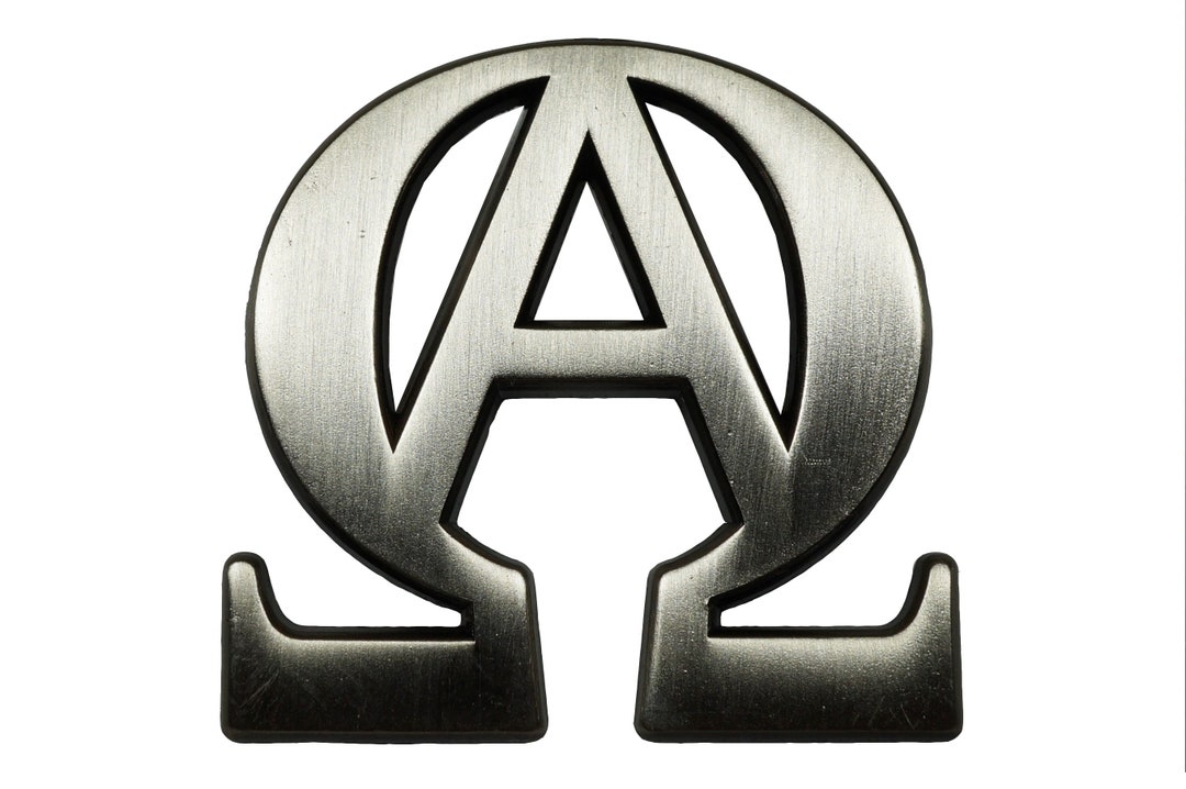 Alpha Omega Bible Christian God Jesus Christ Biker Hat Jacket Tie Tack ...