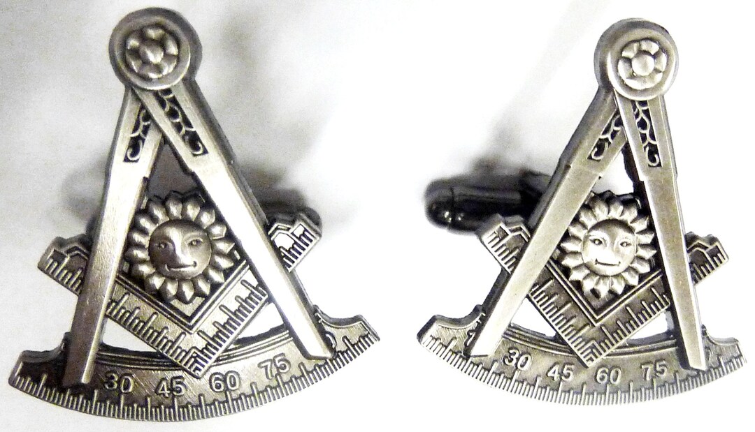 Past Master Mason Freemason Cufflinks Cuff Links Pair - Etsy