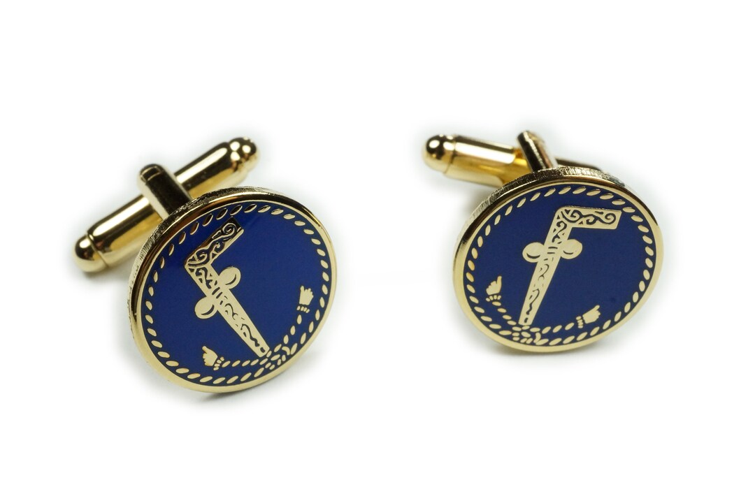 Tubal Cane Two Ball Cain Freemason Masonic Cufflinks Cuff Links Pair - Etsy