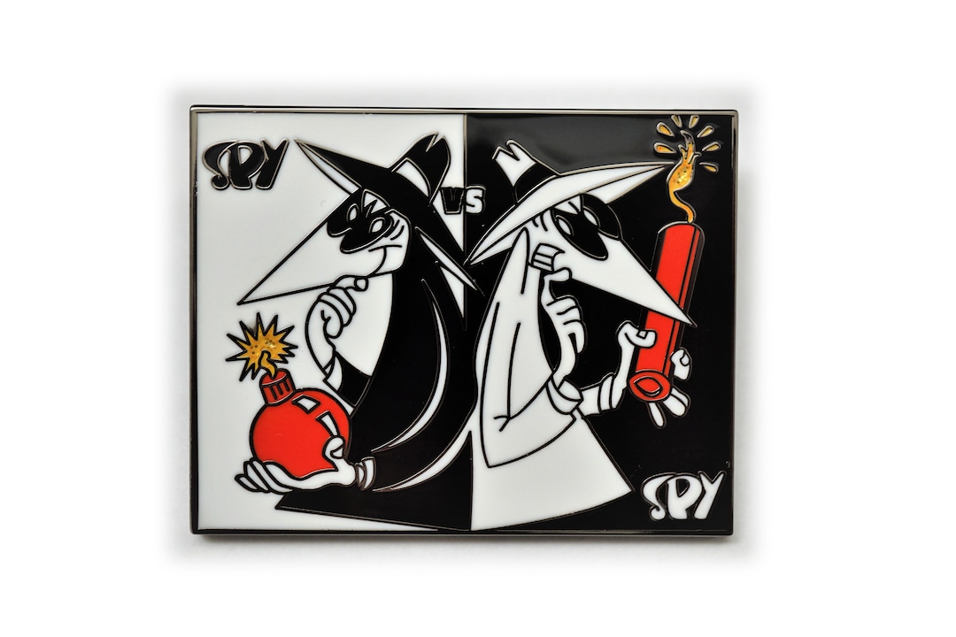 Spy Vs Spy MAD Magazine Cartoon 80s Lapel Pin - Etsy